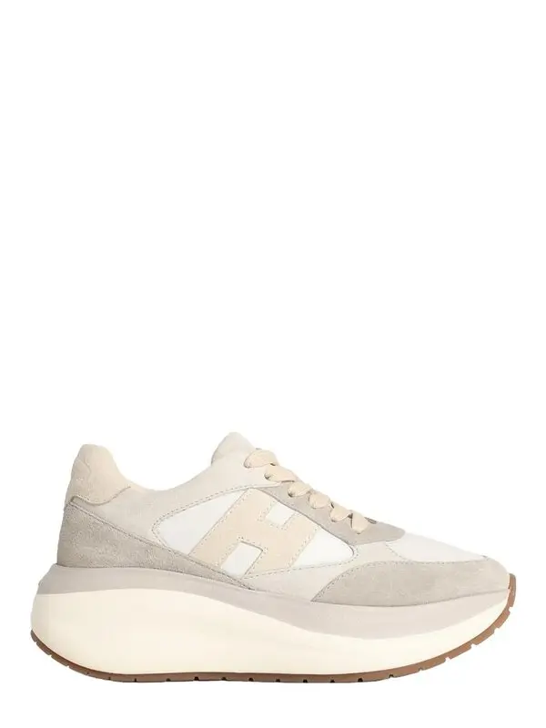 Hogan Chunky Leather Sneakers - White