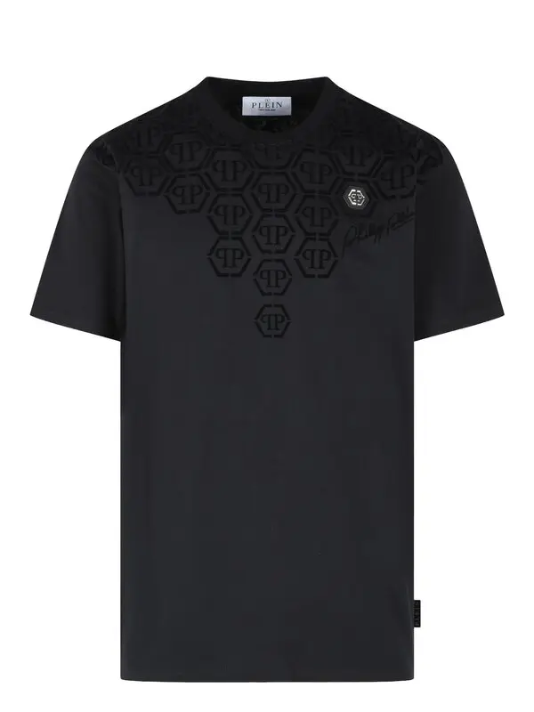 Philipp Plein Cotton T Shirt - Black