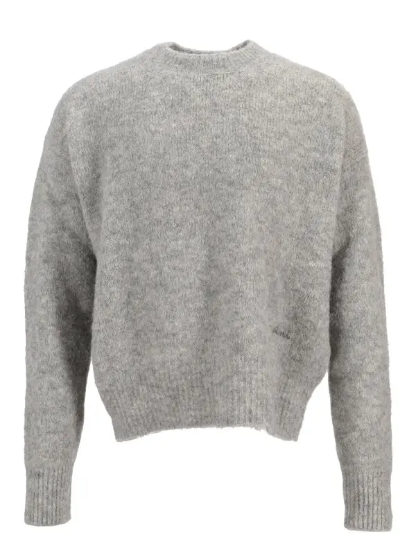 Ami Round Neck Pullover - Gris