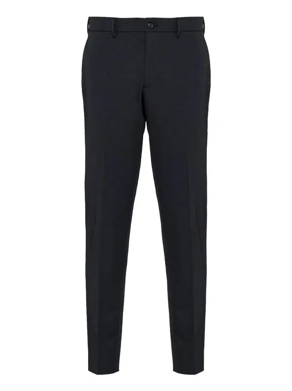Prada Tailored Slim Fit Trousers - Nero
