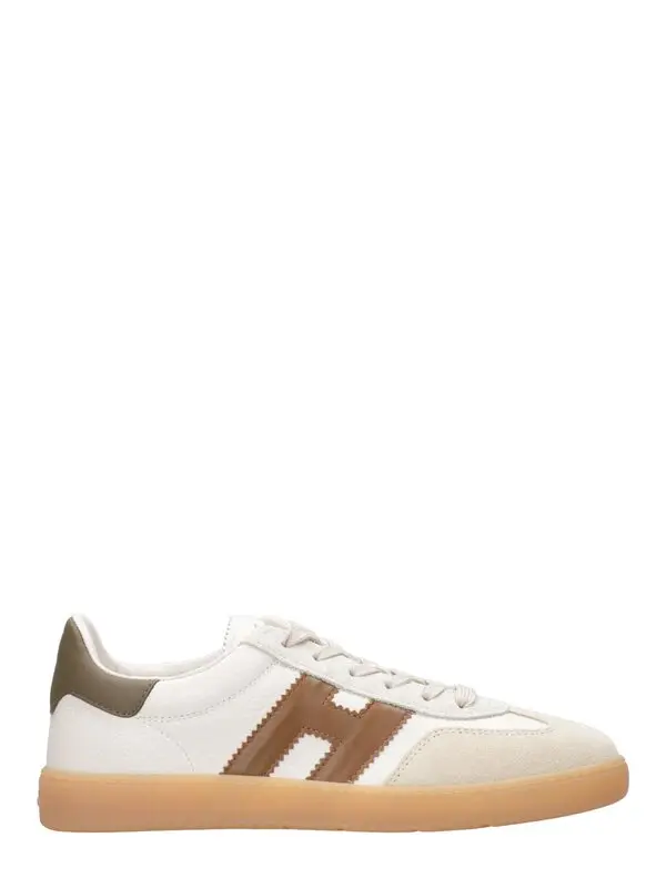 Hogan Low Top Sneakers - Avorio+marrone