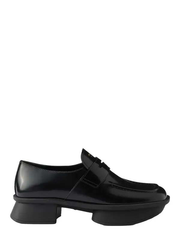 Prada Leather Loafers - Nero