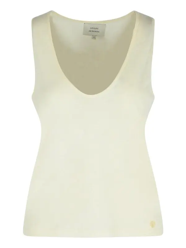 Loulou De Saison Wool Blend Tank Top - Ivory