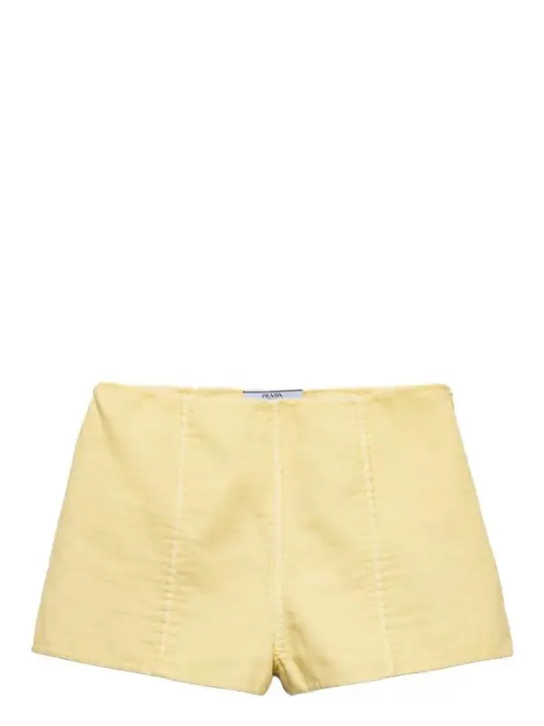 Prada Cotton Shorts - Giallo