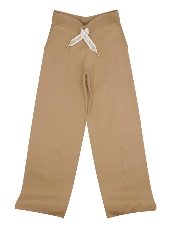 LANVIN Wide Leg Trousers - Beige