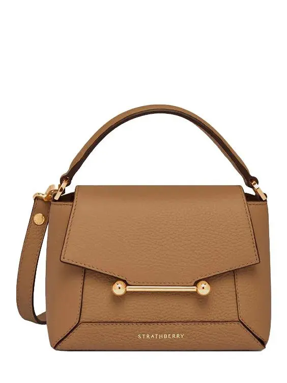 Strathberry Mosaic Nano Bag - Brown