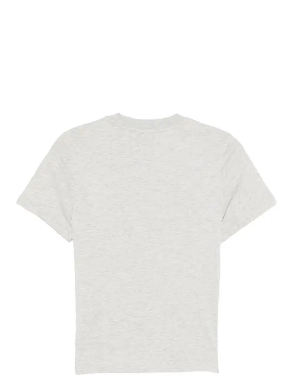 Ami Cropped T-shirt - Gris Cendre Chine