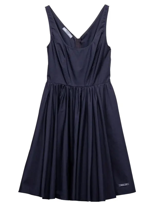 Prada Cotton Dress - Bleu