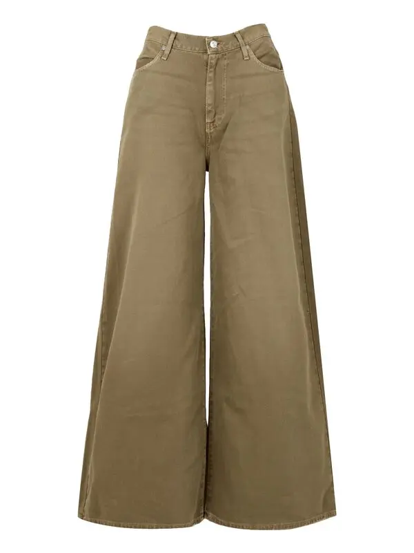 ROY ROGER'S Wide Leg Jeans - Green