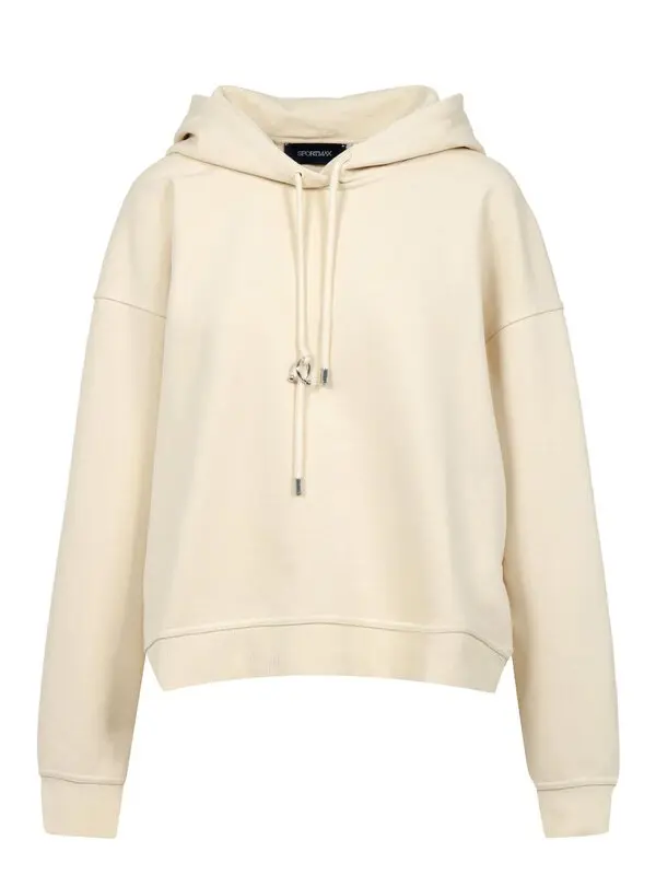 Sportmax Hooded Pullover Top - Ivory
