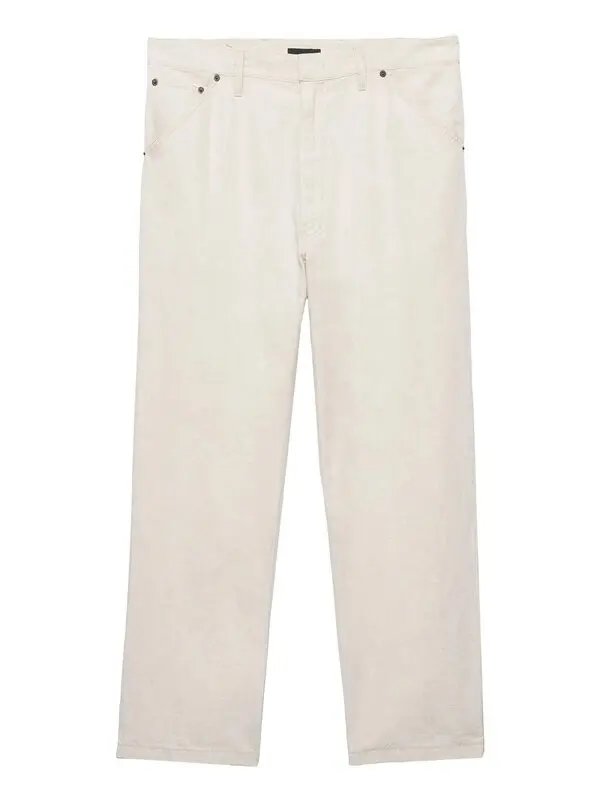Prada Chambray Pants - Natural