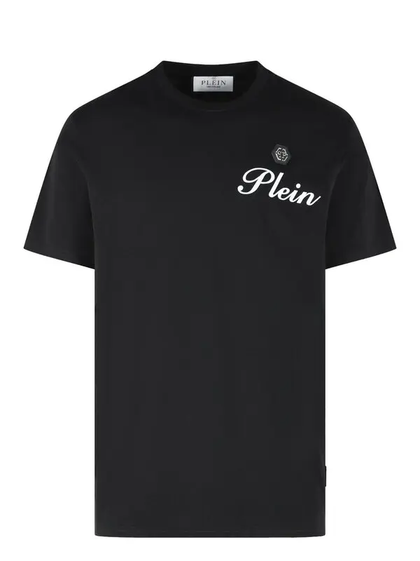 Philipp Plein Cotton T Shirt - Black