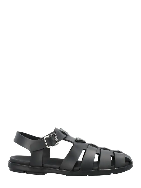 Prada Caged Fisherman Sandals - Nero
