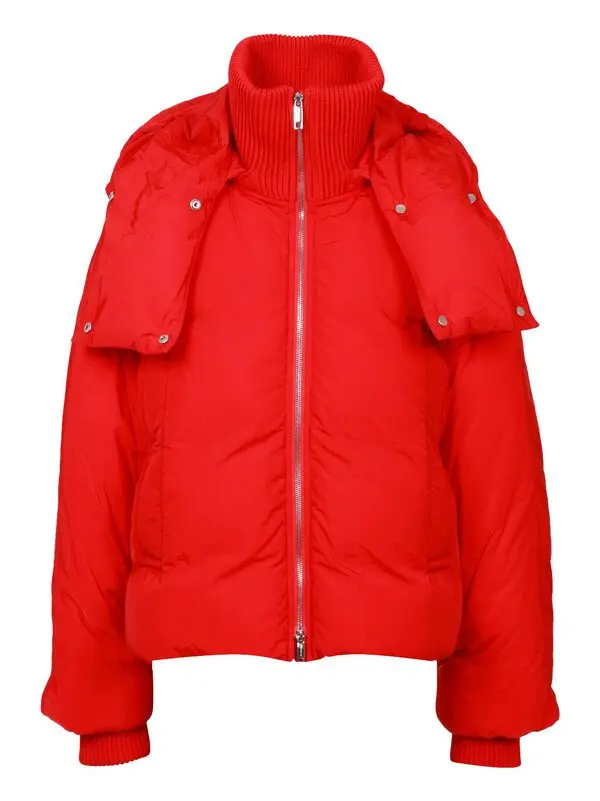 Sportmax Puff Coat - Red