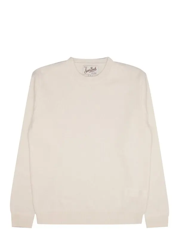 MC2 SAINT BARTH Crew Neck Jumper - White