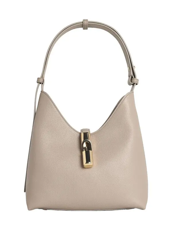 Furla Shoulder Bag With Metal Hardware - Grey