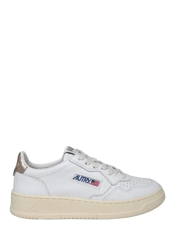 AUTRY Medalist Leather Sneakers - White