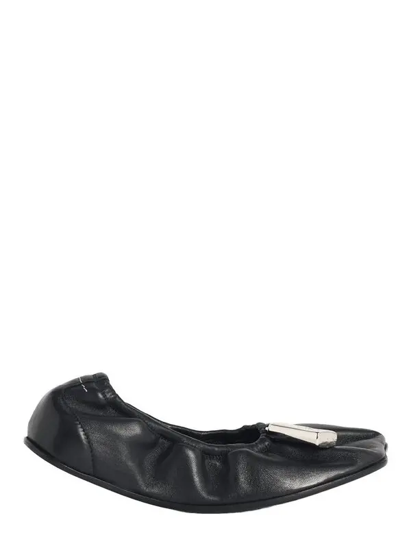 MAISON MARGIELA Leather Ballet Flats - Black