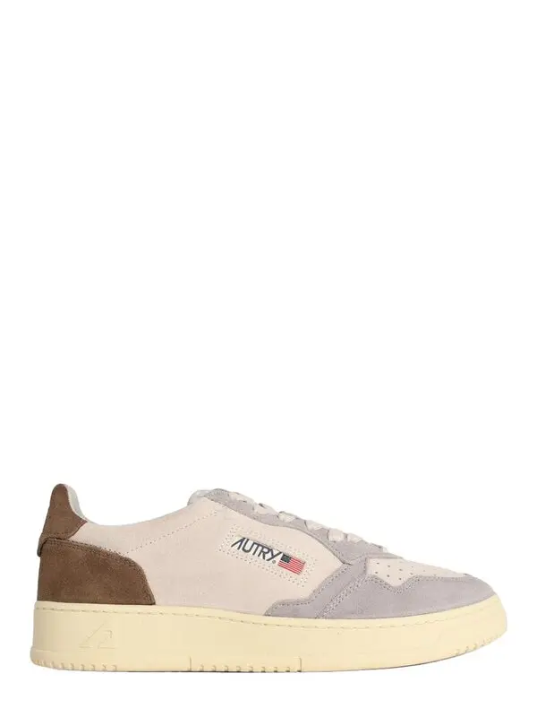 AUTRY Medalist Low Suede Sneakers - Grey