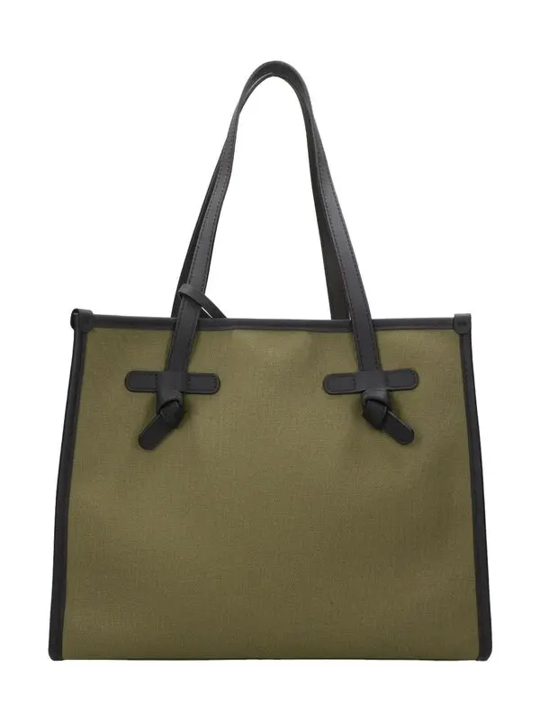 MARCELLA Tote Bag - Militare+corda