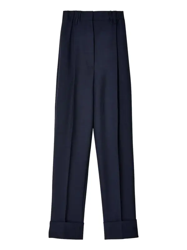Prada Straight Leg Trousers - Bleu