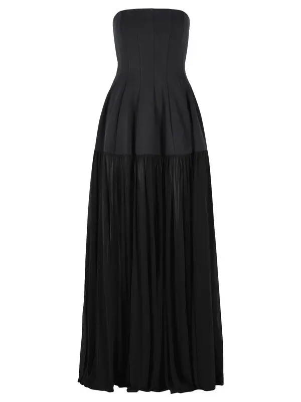Simkhai Sandrine Viscose Dress - Black