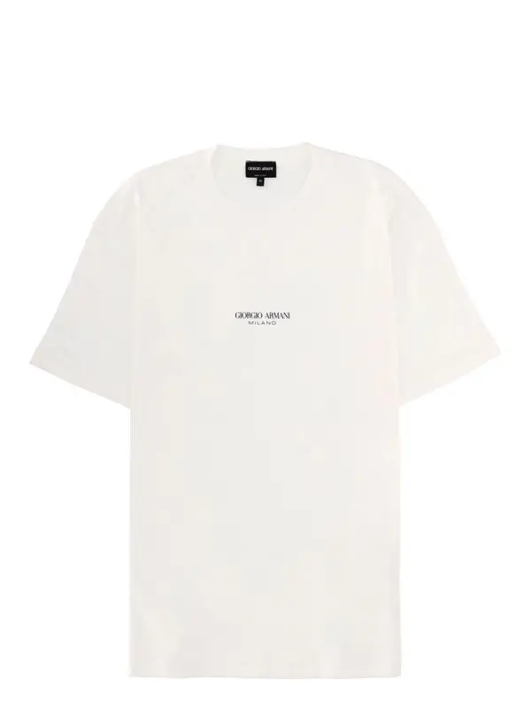Giorgio Armani T Shirt With Logo - White