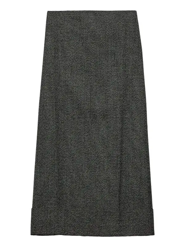 Prada A-line Maxi Skirt - Nero
