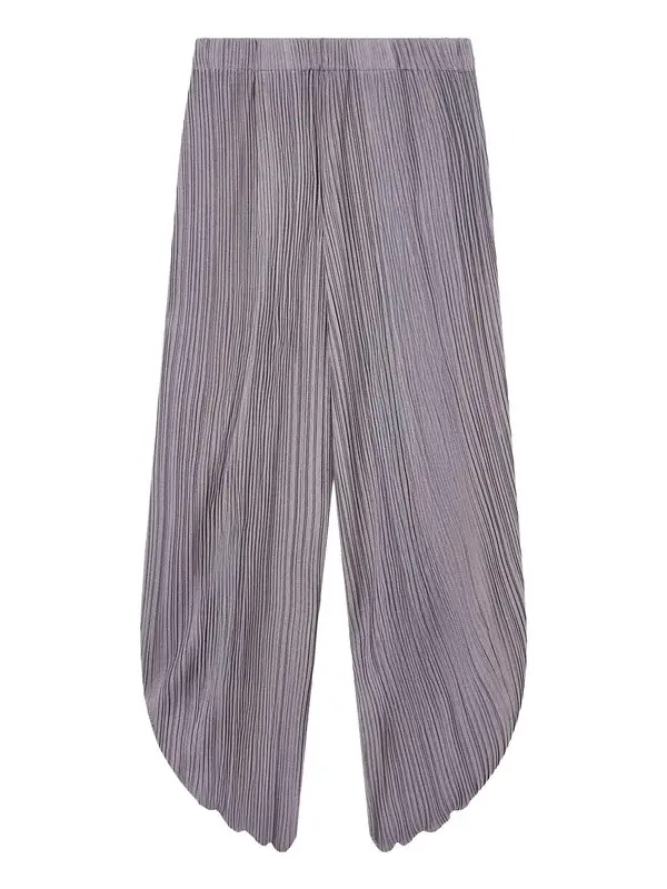 Giorgio Armani Pleated Jersey Trousers - Brown