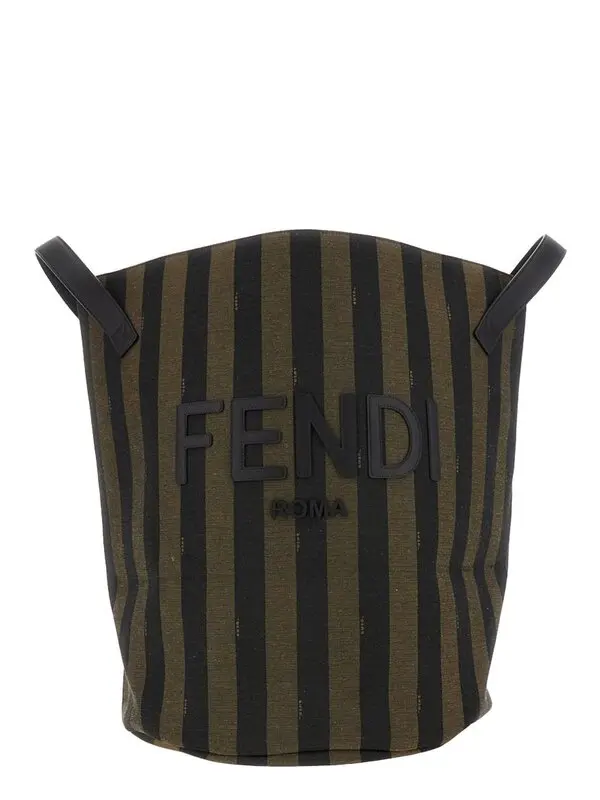 Fendi Logo Bag - Brown
