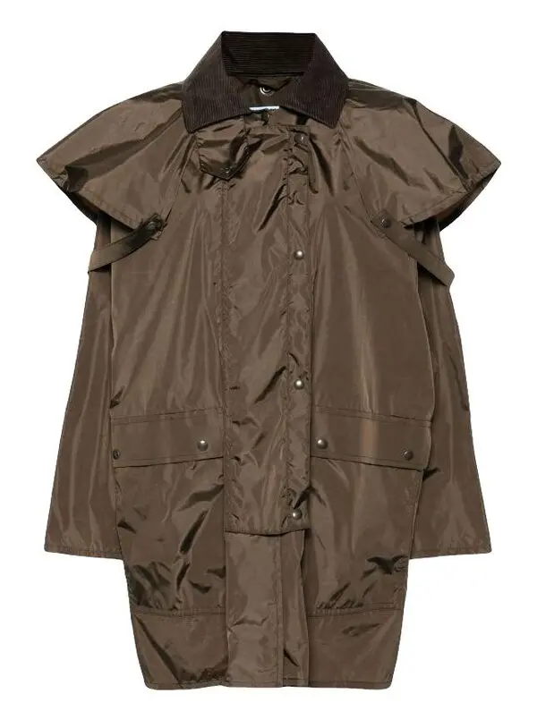 Prada Corduroy Collar Storm Jacket - Moro