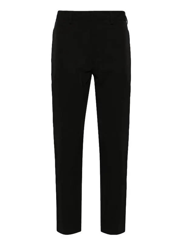 Prada Mid-rise Cropped Trousers - Nero
