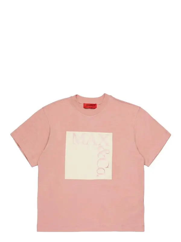 MAX&CO. T-shirt With Logo - Pink