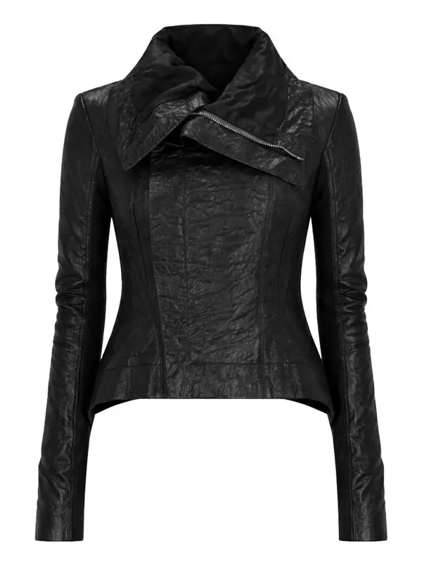 Rick Owens Temple Naska Biker Jacket - Black