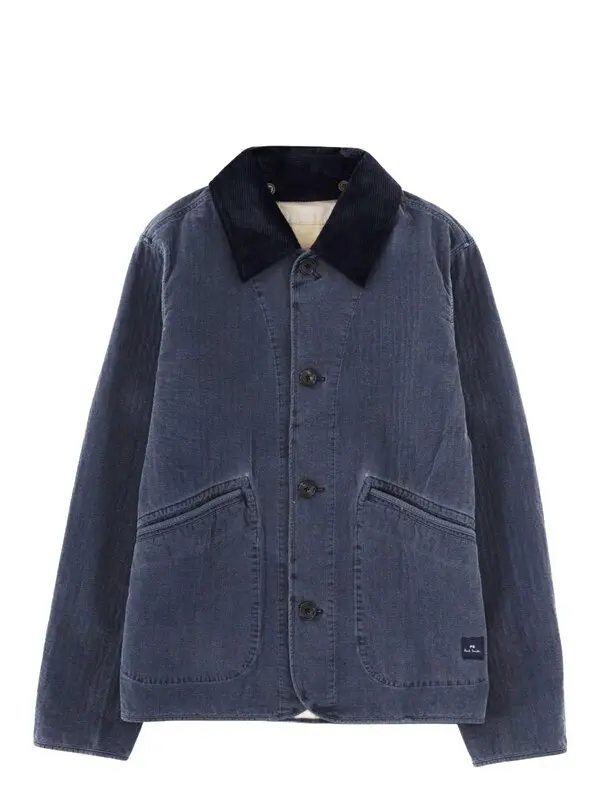 Paul Smith Jacket With Collar - Blue