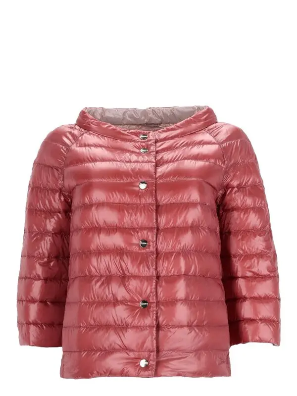 Herno Padded Reversible Coat - Pink