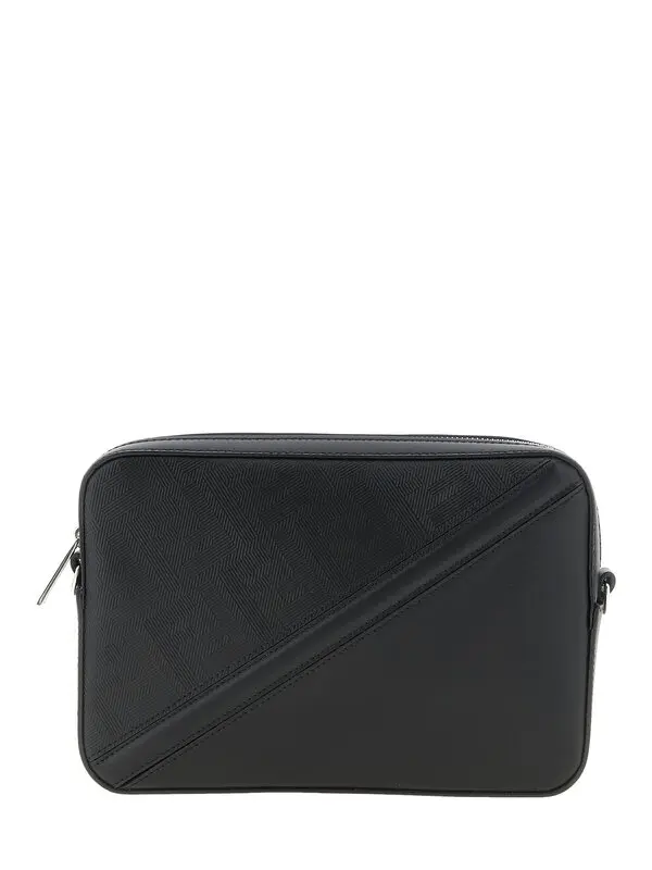 Fendi Camera Case Diagonal Shoulder Bag - Black
