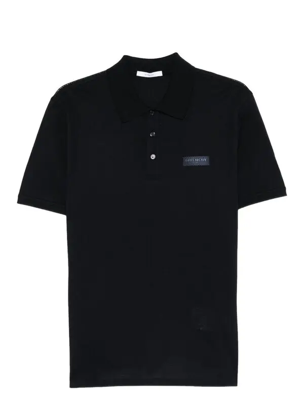 Givenchy Cotton Polo Shirt - Blue