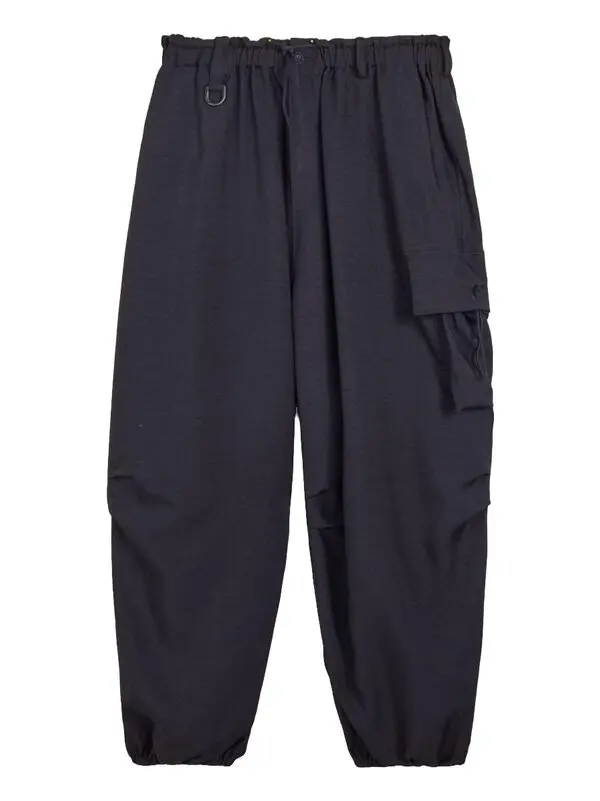 Y3 Loose Fit Cargo Pants - Black