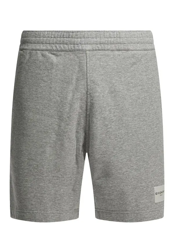 Givenchy Sweatpants Shorts With Logo - Grey