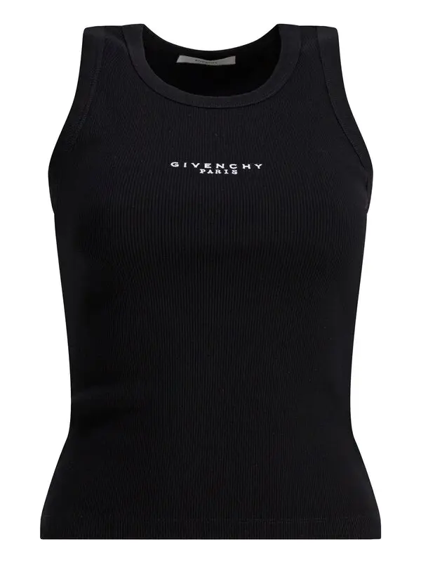 Givenchy Logo Tank Top - Black