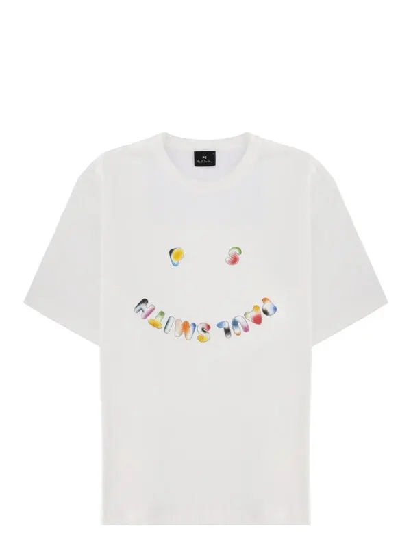 Paul Smith Happy T Shirt - White