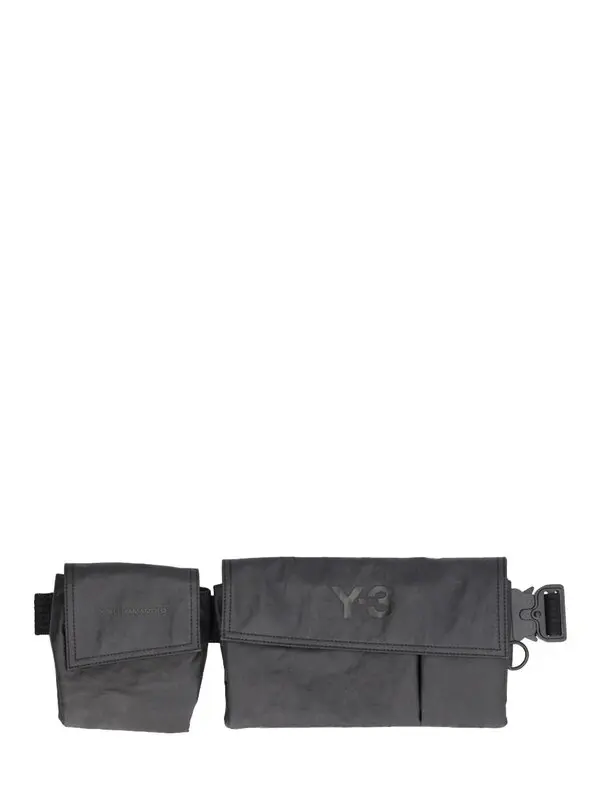Y3 Pouch With Logo - Black