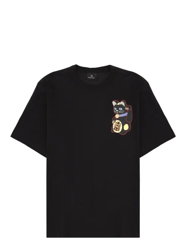 Paul Smith T Shirt 'cat - Black