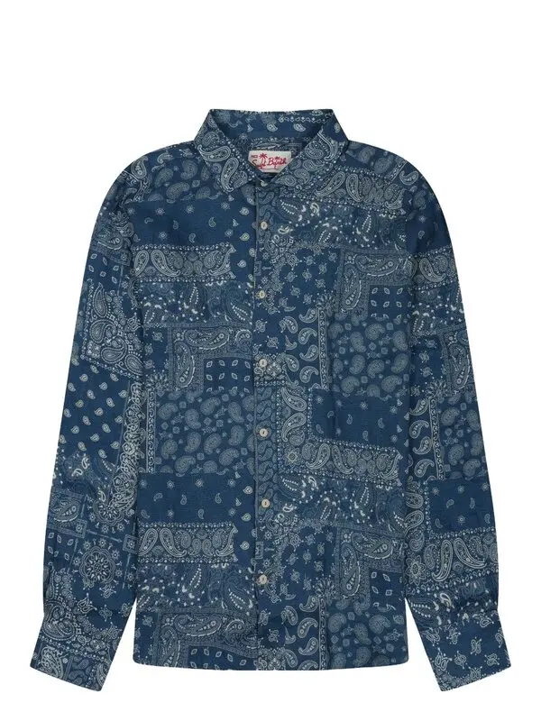 MC2 SAINT BARTH Shirt 'pamplona - Blue