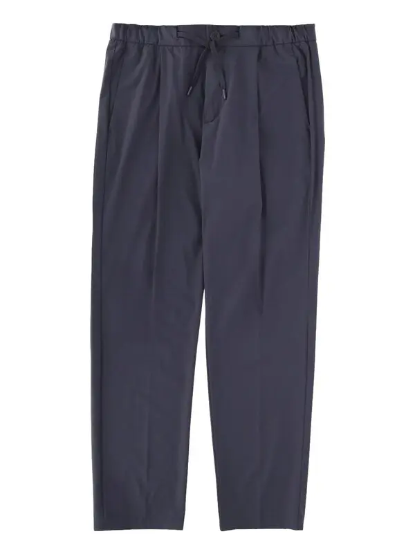 Herno Regular-fit Logo Trousers - Blue