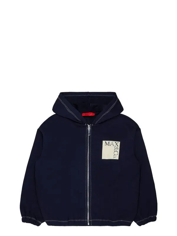 MAX&CO. Logo Sweatshirt - Blue