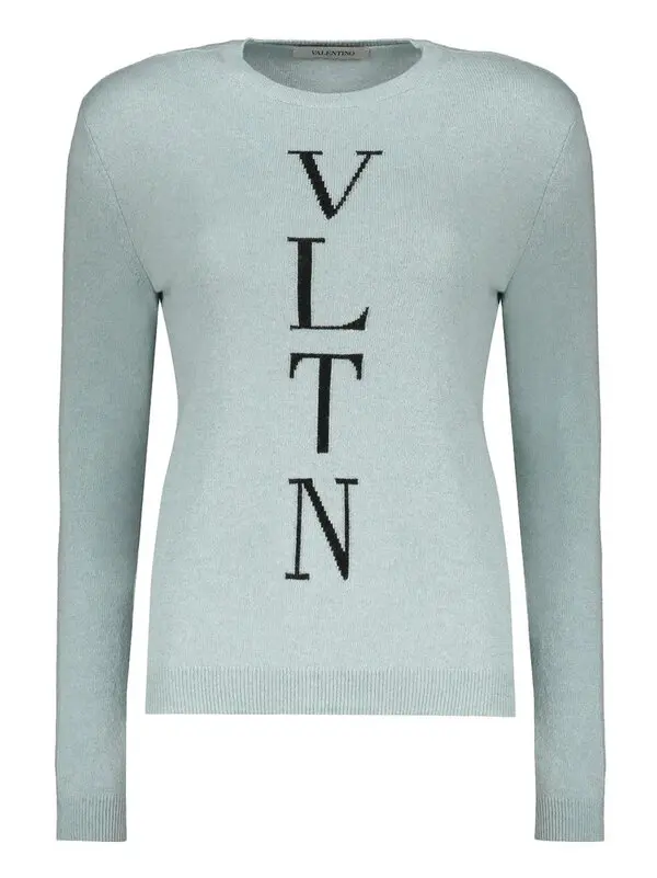 Valentino Garavani Garavani Logo Sweater - Blue