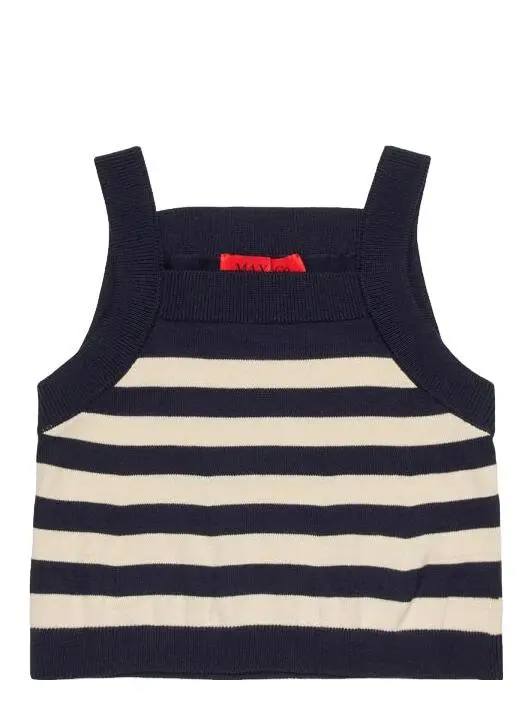 MAX&CO. Striped Cotton Tank - Multicolour