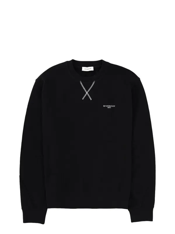 Givenchy Logo Cotton Sweatshirt - Black